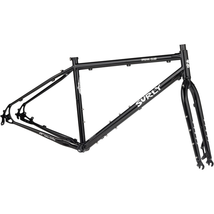 Bridge Club Frameset - Trevor's Closet Black – Surly Bikes
