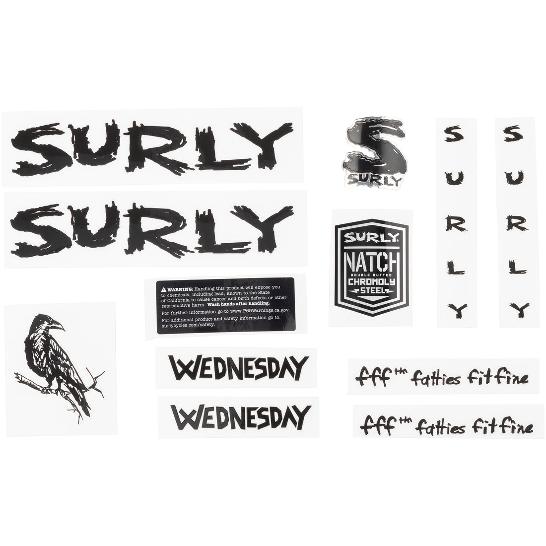 Wednesday Decal Set – Surly Bikes